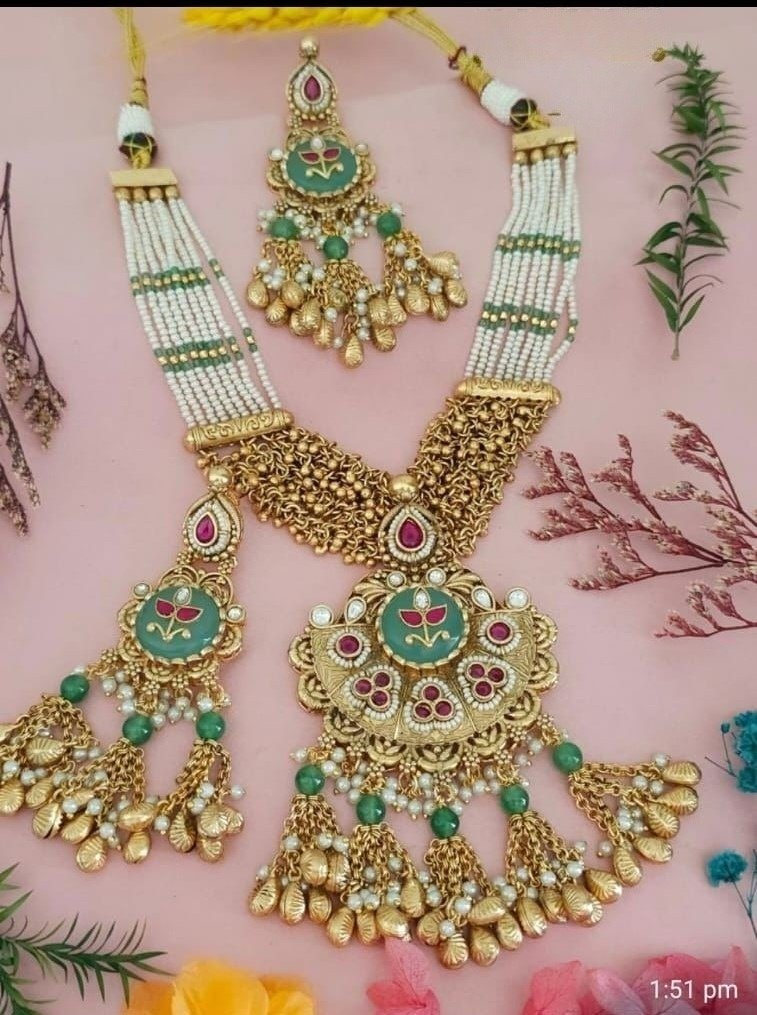 AD & Kundan gold plating ethnic design – PRAAGNEEK
