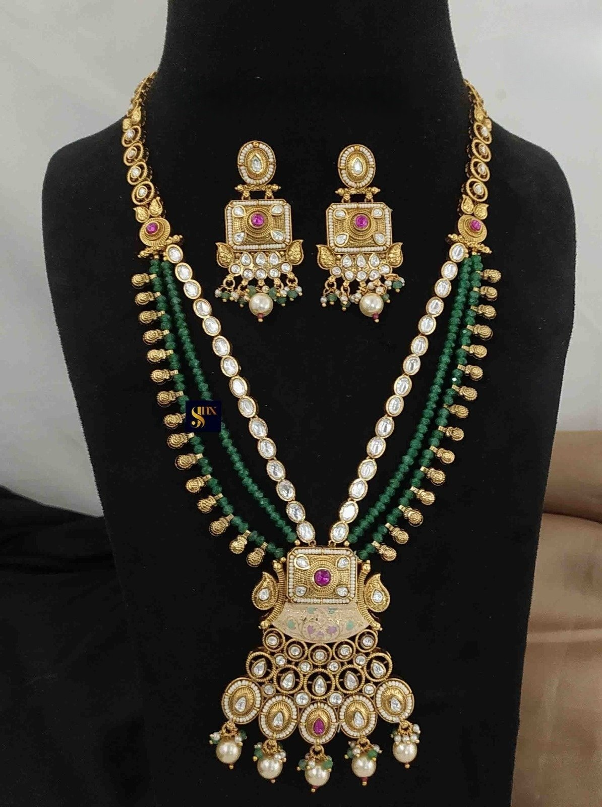 AD & Kundan gold plating ethnic design – PRAAGNEEK