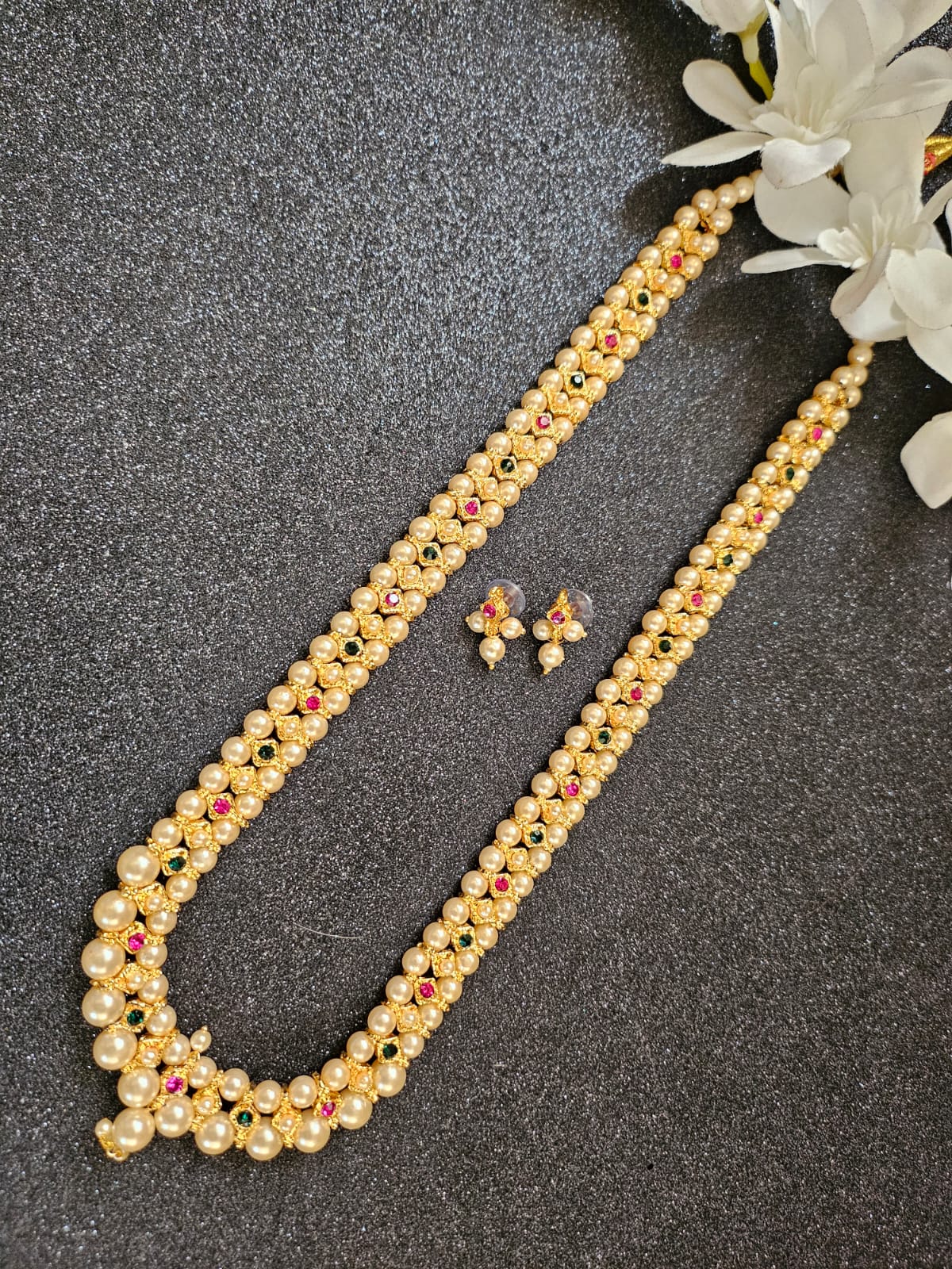 Marathi Ethnic Necklace - Moti Haar – PRAAGNEEK