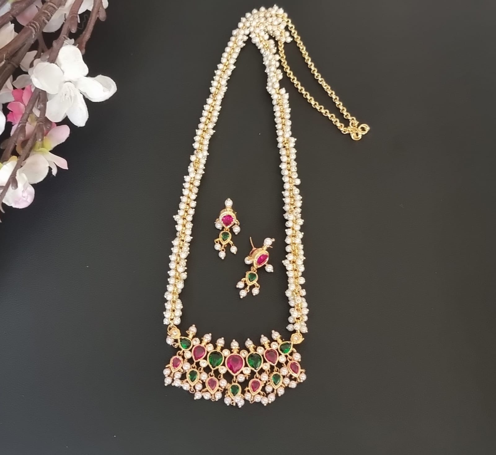 Tanmani Necklace Set - Long [MUNOV25] – PRAAGNEEK