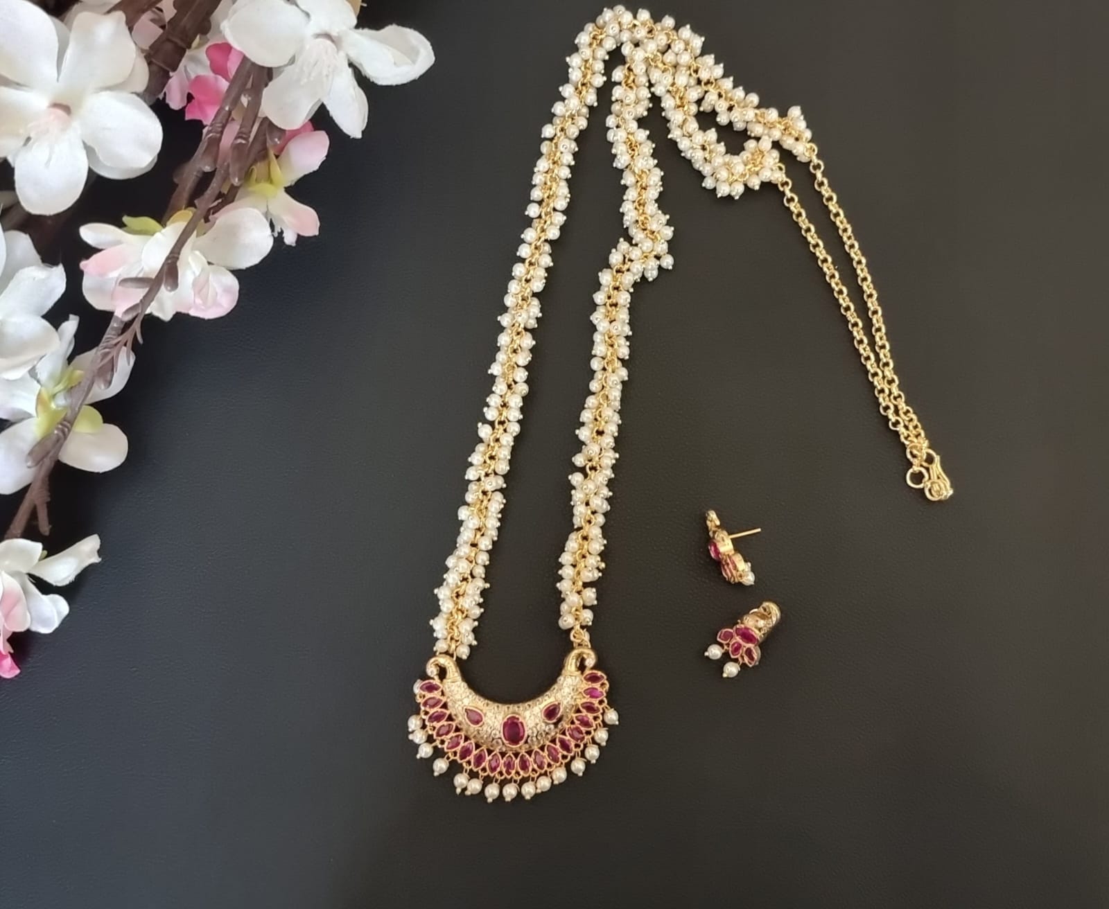 Tanmani Necklace Set - Long [MUNOV26] – PRAAGNEEK